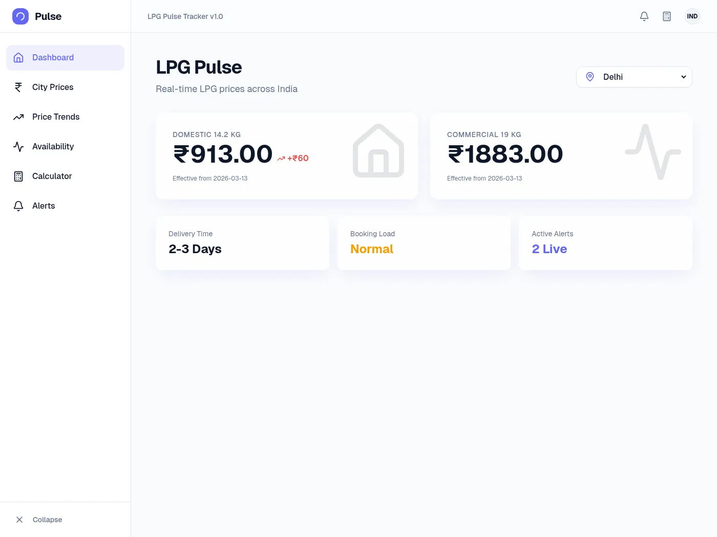 LPG Pulse Tracker