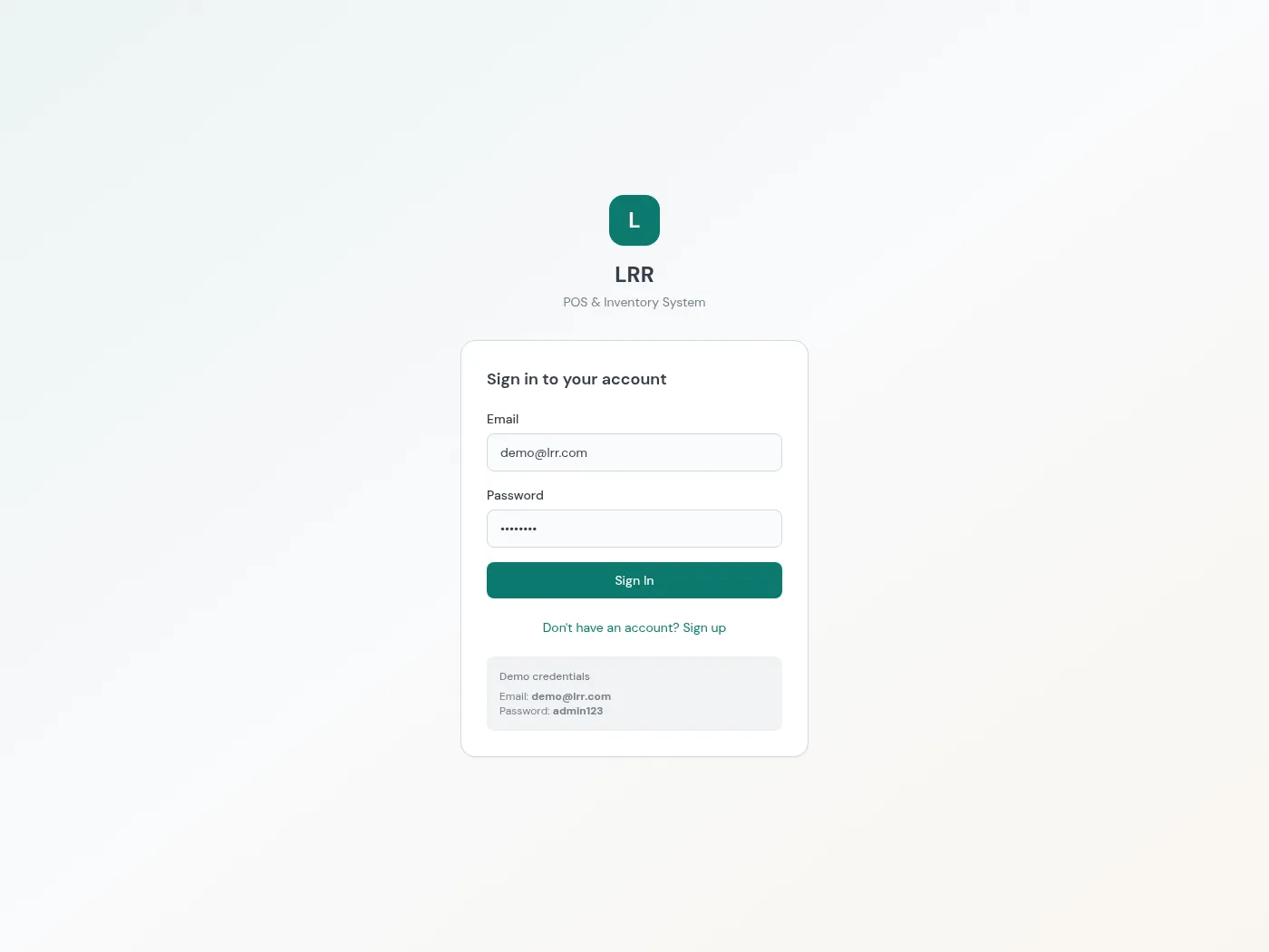 LRR POS & Inventory Suite