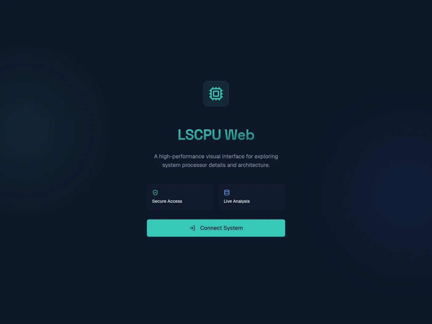 LSCPU Web Viewer
