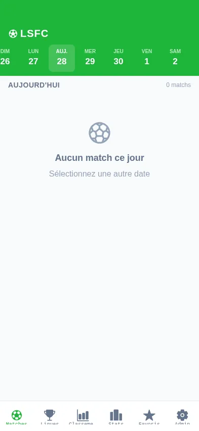 Live Score Foot Comores