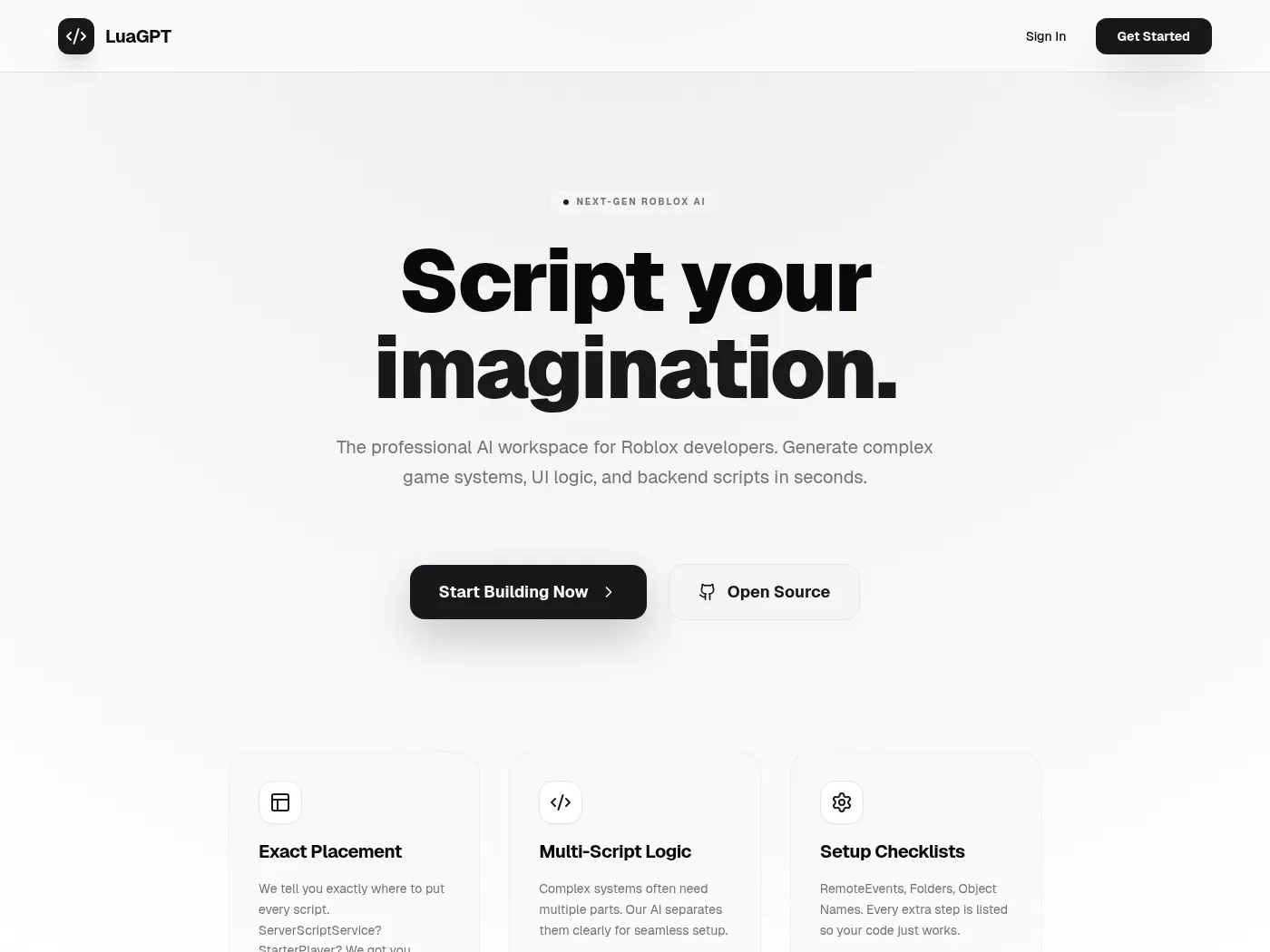 Lua Code Chatbot