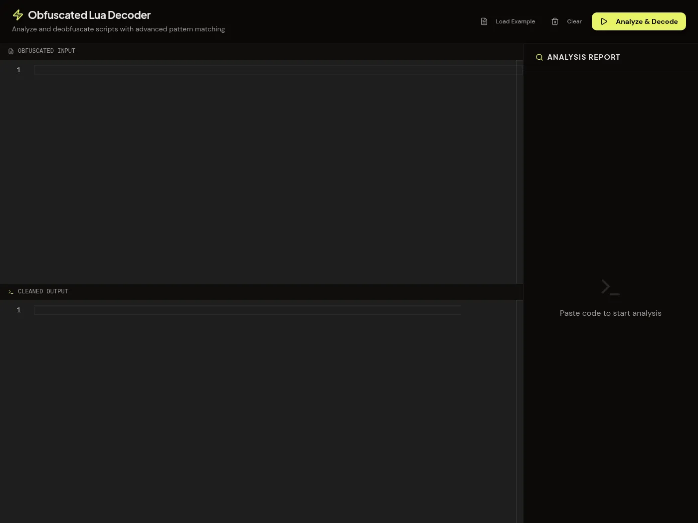 Obfuscated Lua Decoder