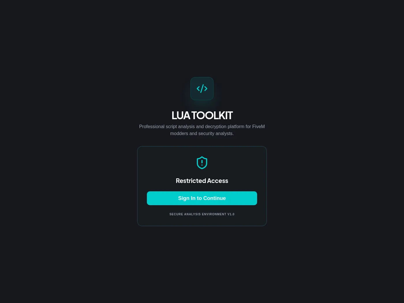 Lua Decrypt Toolkit