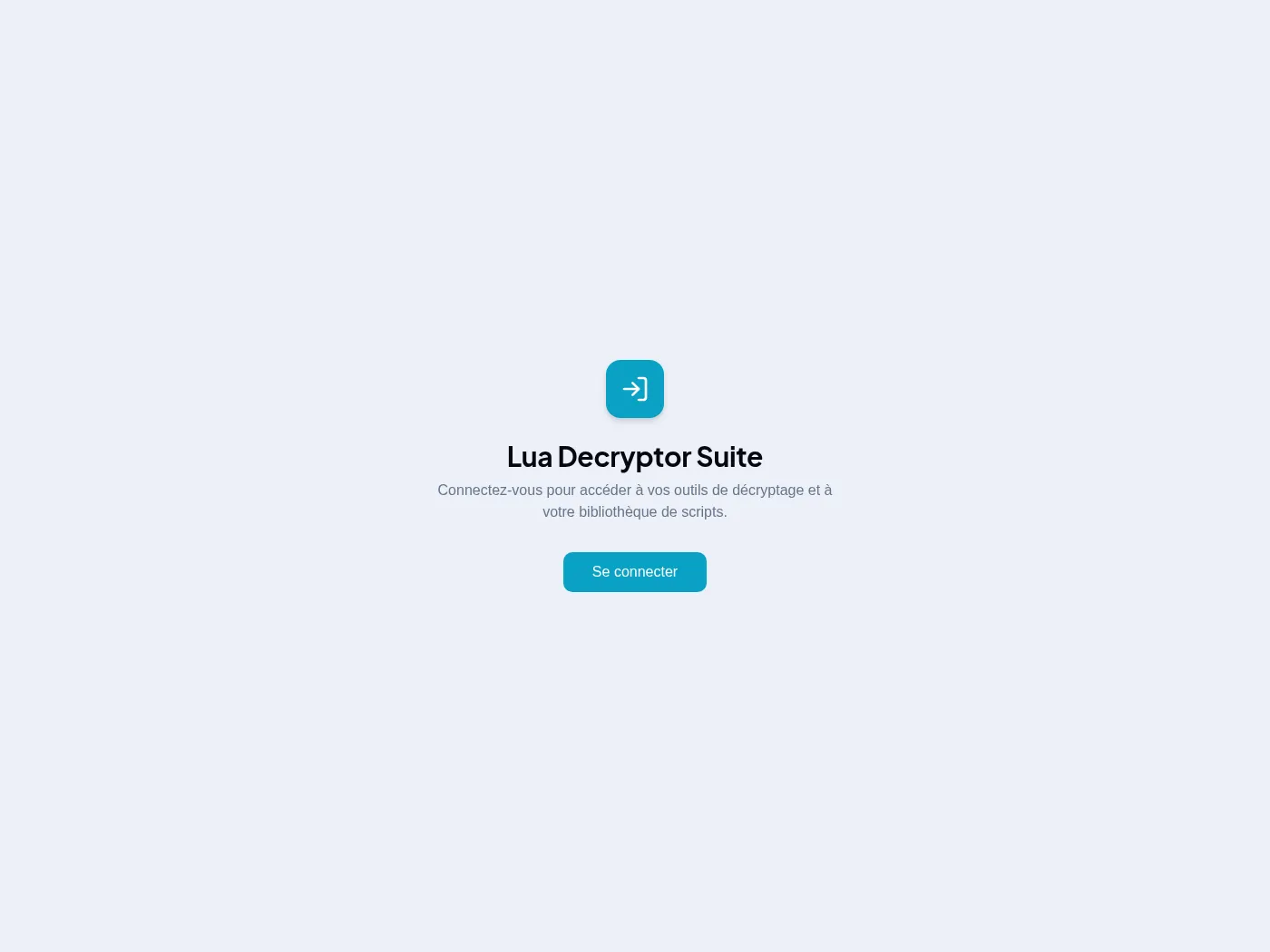 Lua Decryptor Suite