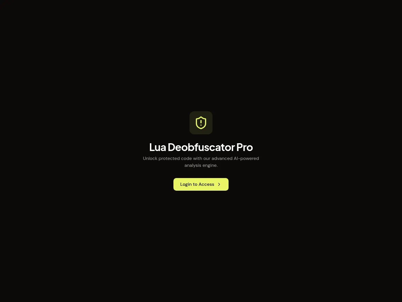 Lua Deobfuscator Pro