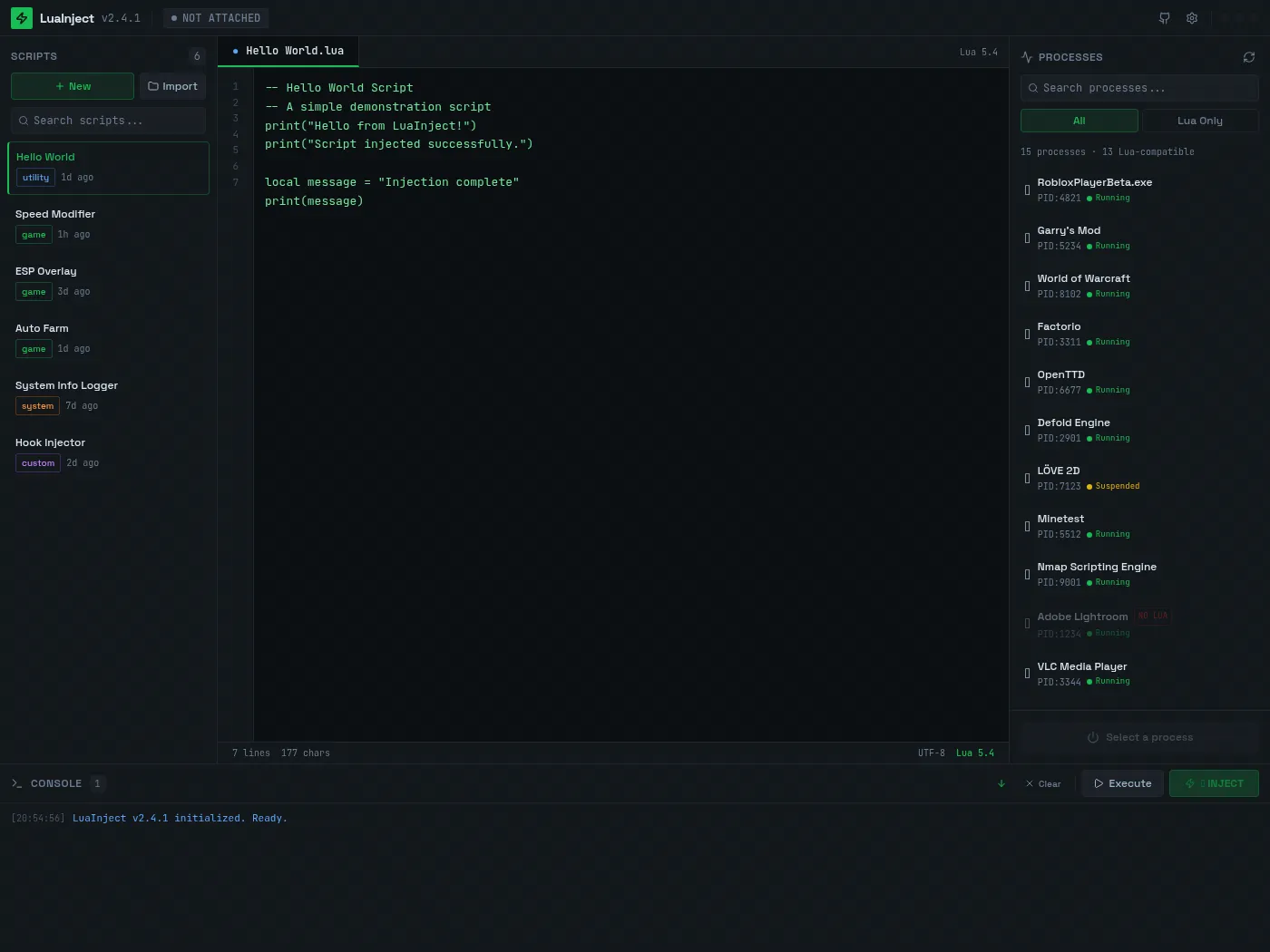 Lua Script Injector