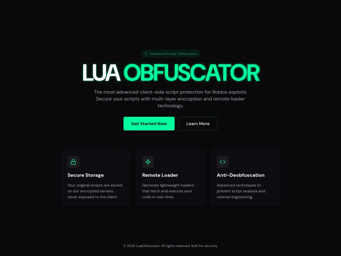 Lua Script Obfuscator Site
