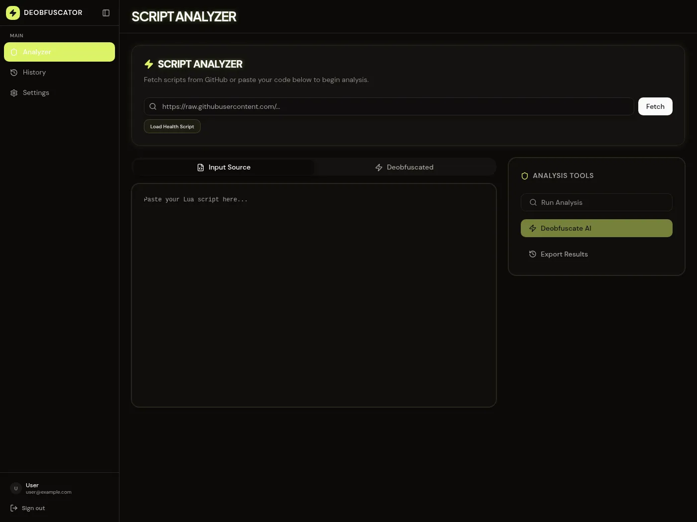 Health Script Deobfuscator