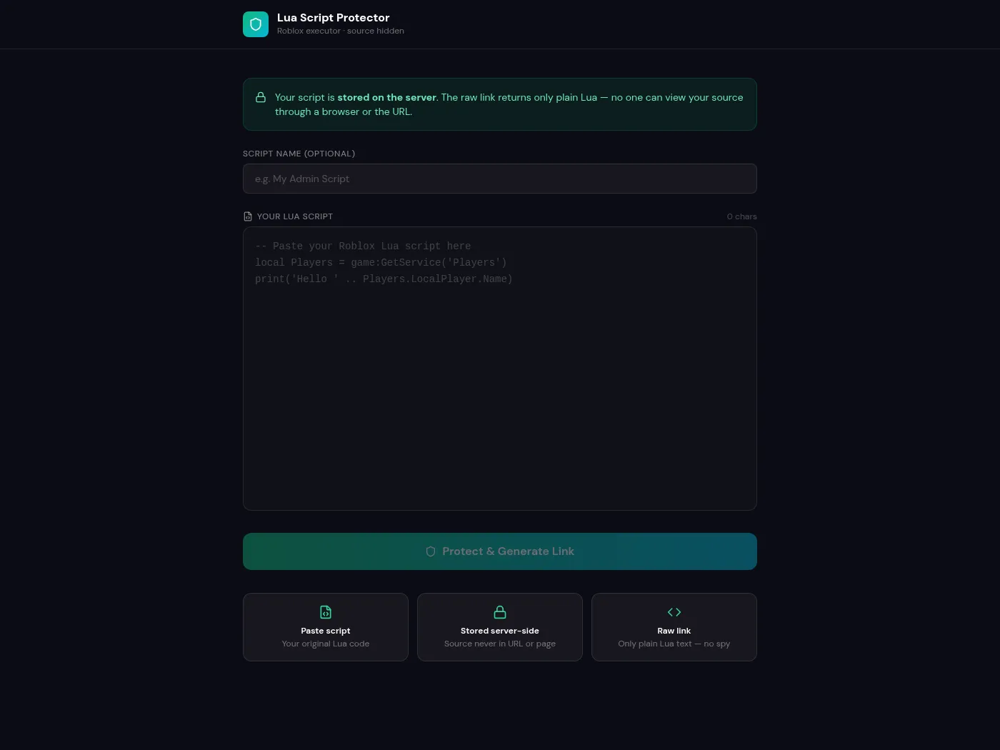 Lua Script Protector