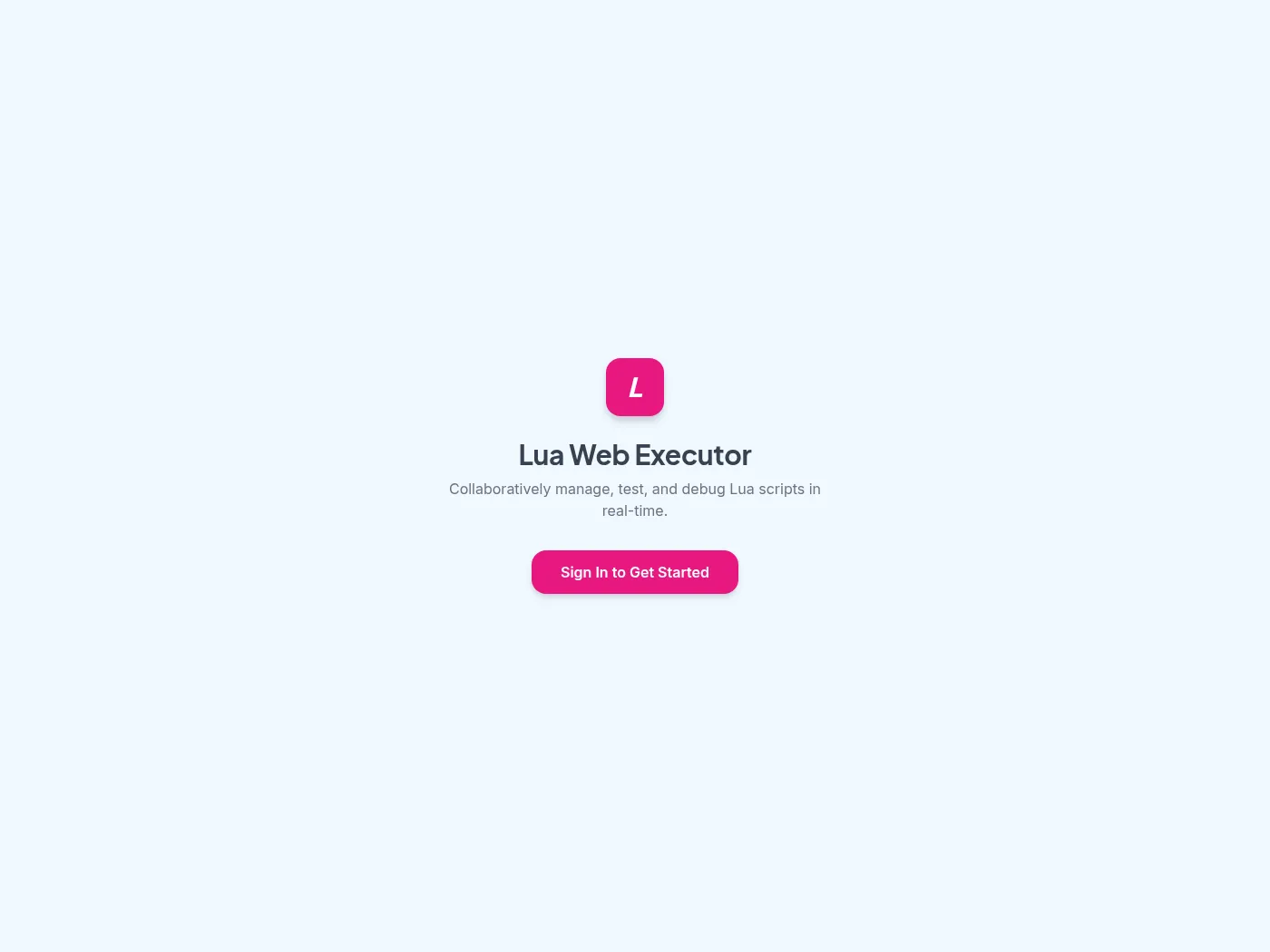 Lua Web Executor