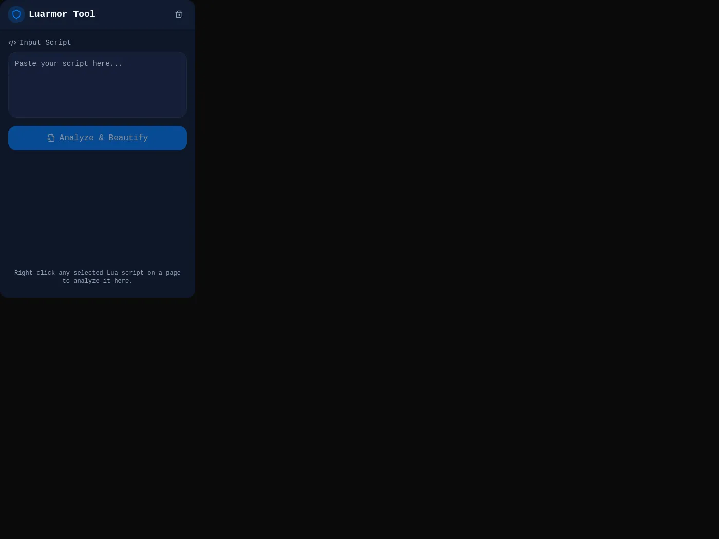 Luarmor Deobfuscator Extension