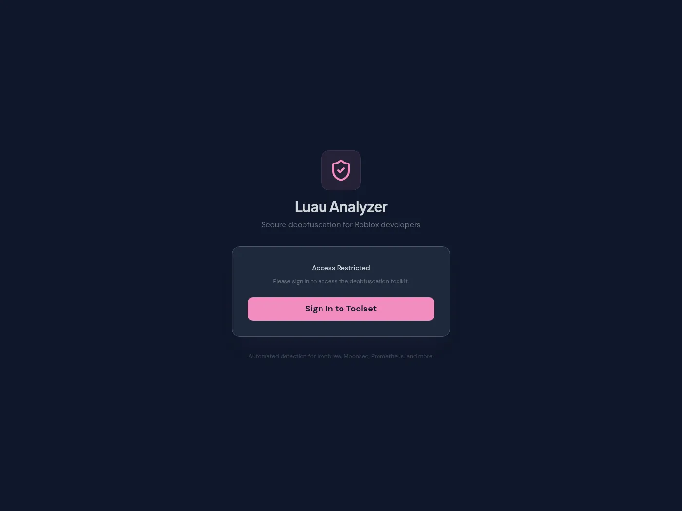 Luau Script Deobfuscator