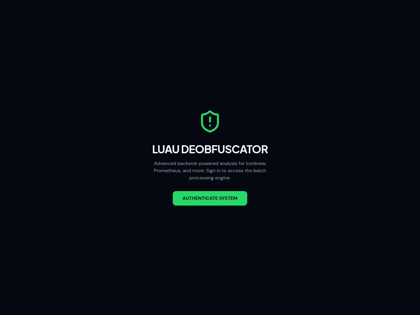 Luau Script Deobfuscator