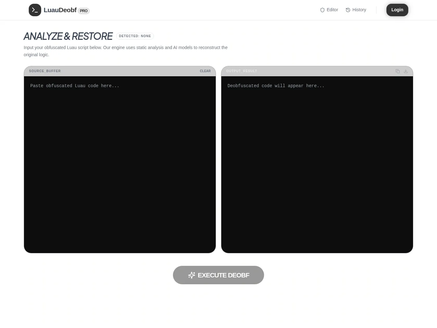 Luau Deobfuscator Pro