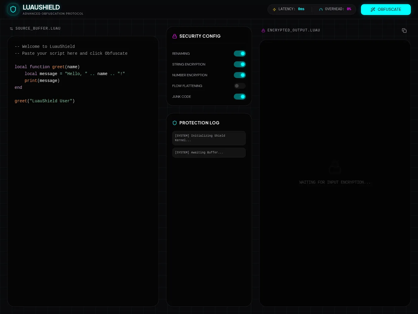 LuauShield Obfuscator