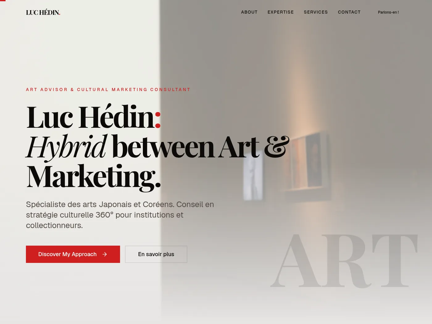 Luc Hedin Agency Site