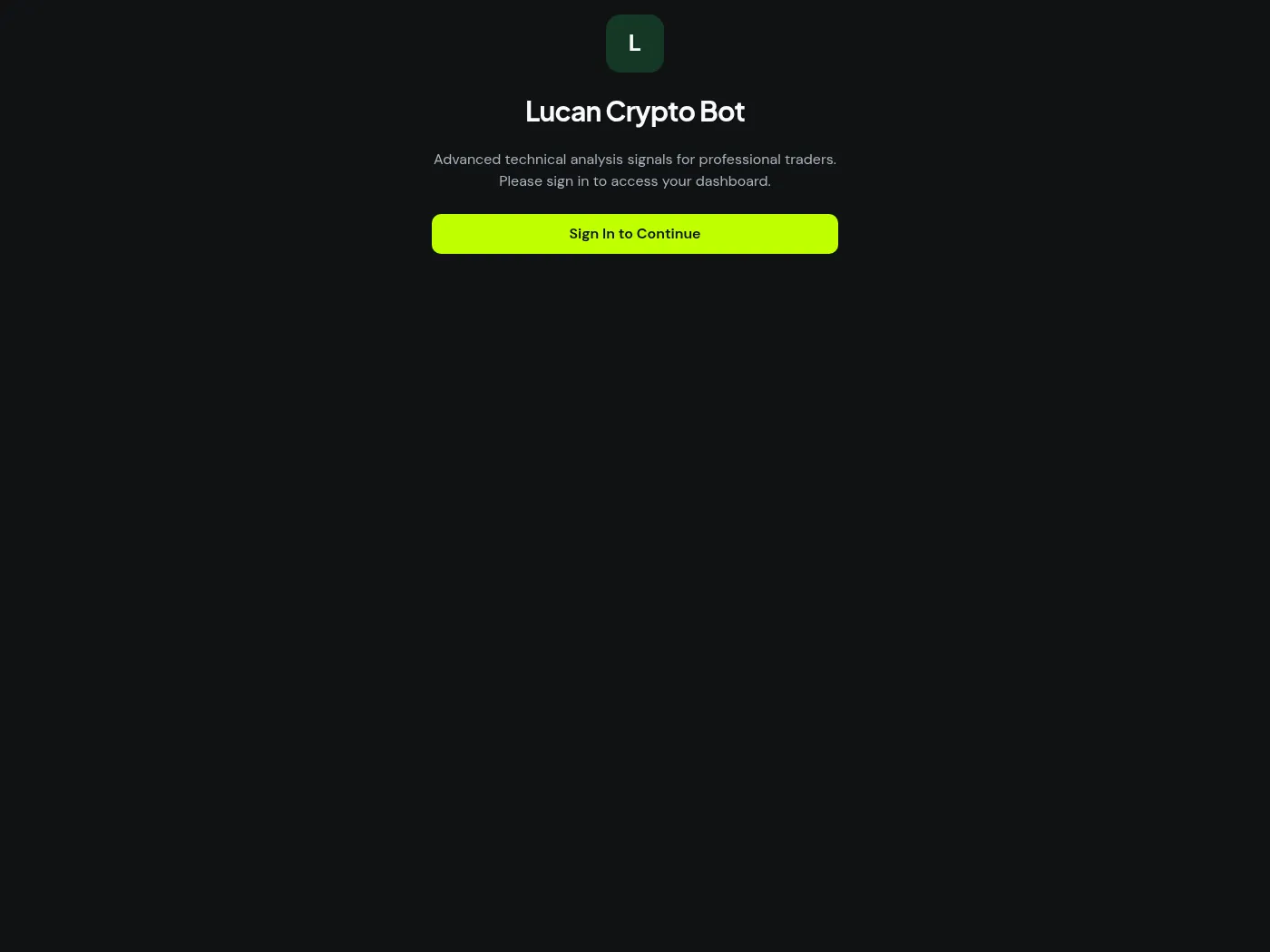 Lucan Crypto Bot