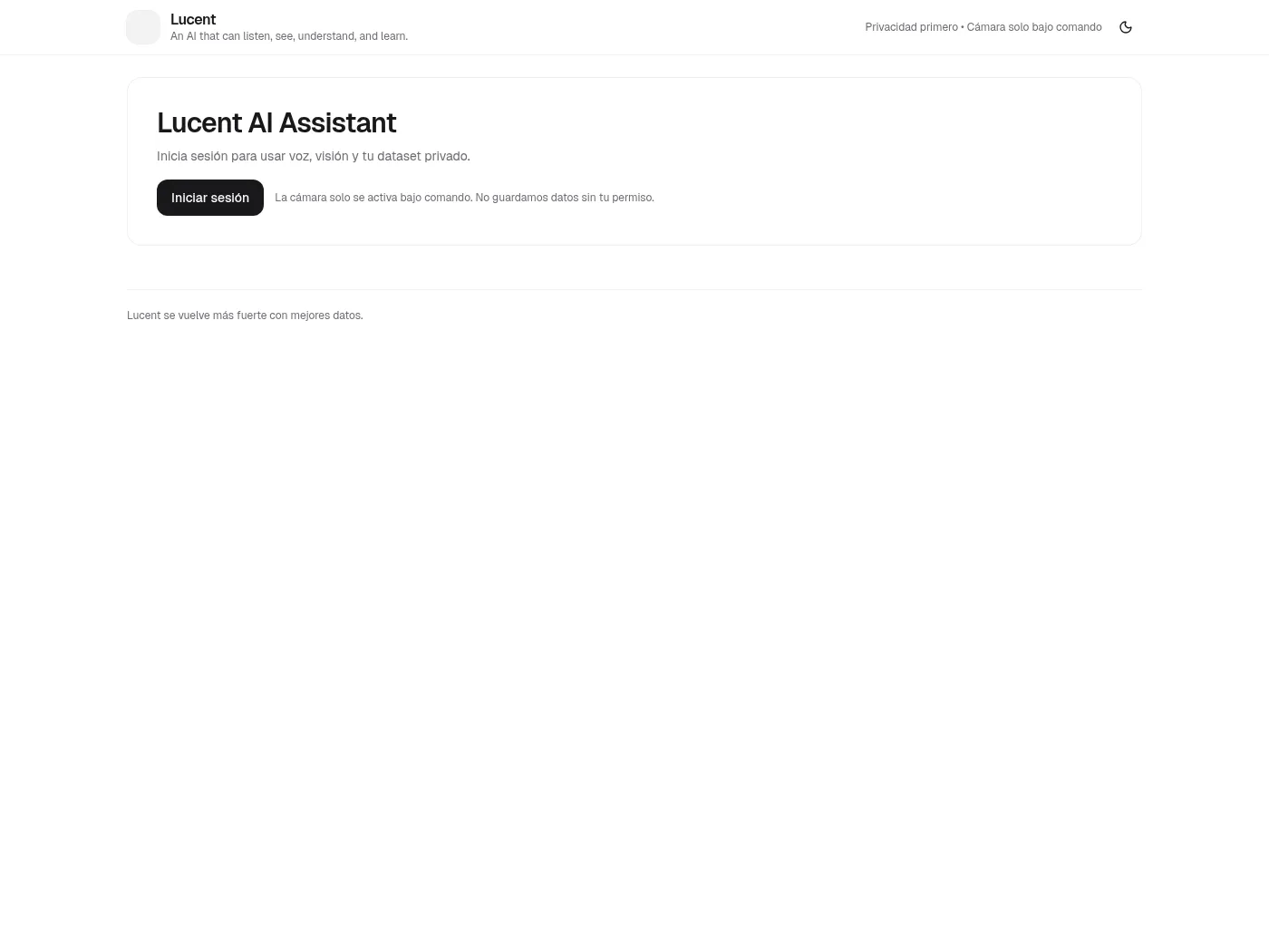 Lucent AI Assistant
