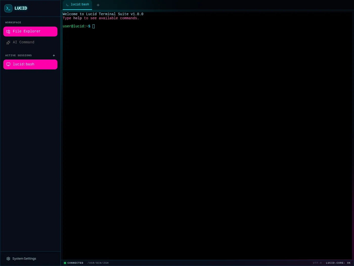 Lucid Terminal Suite