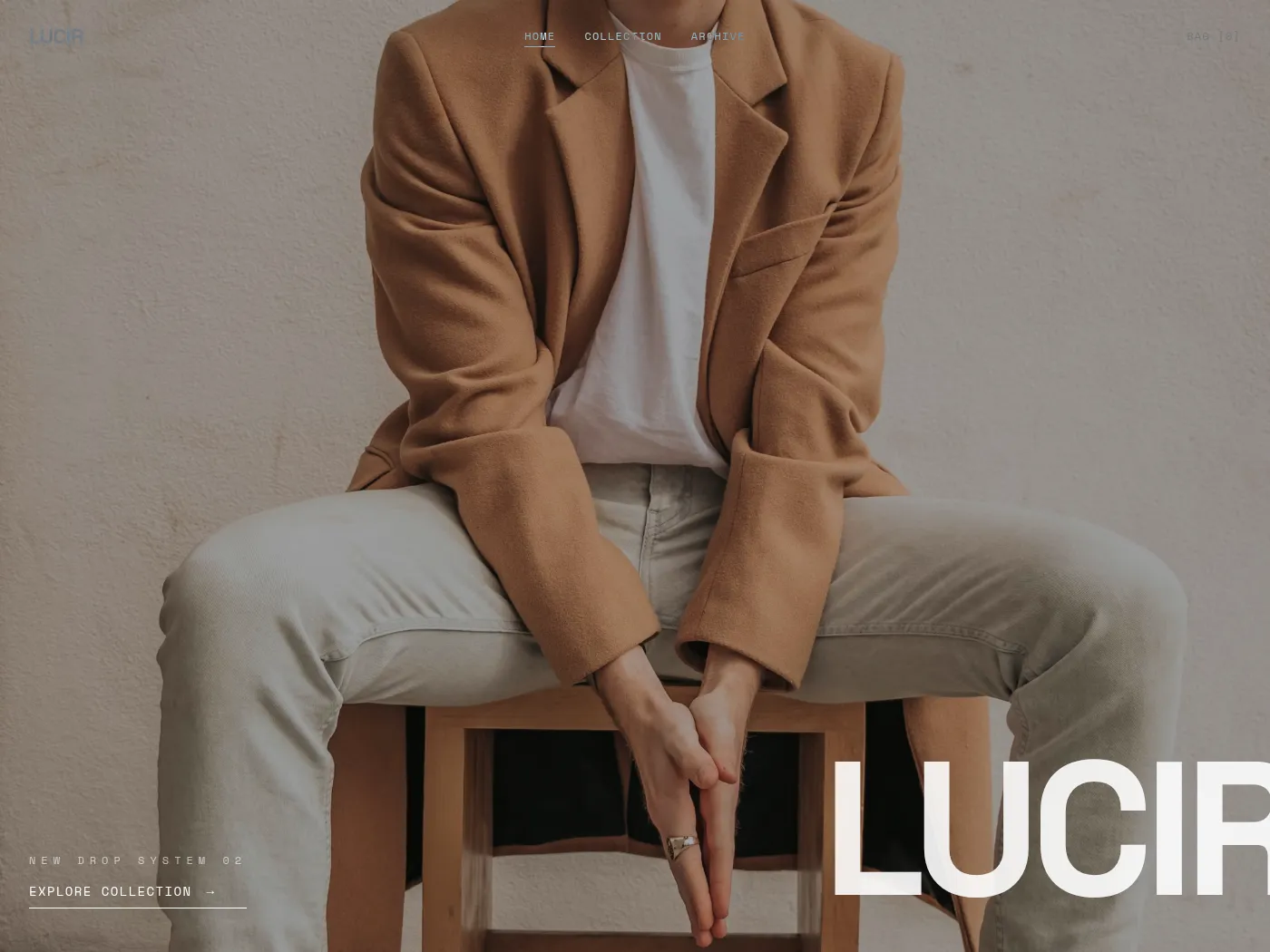 LUCIR Streetwear Website