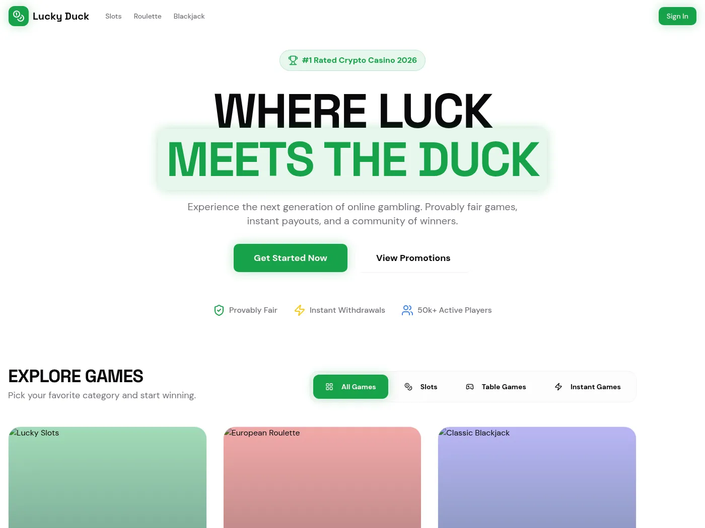 Lucky Duck Casino