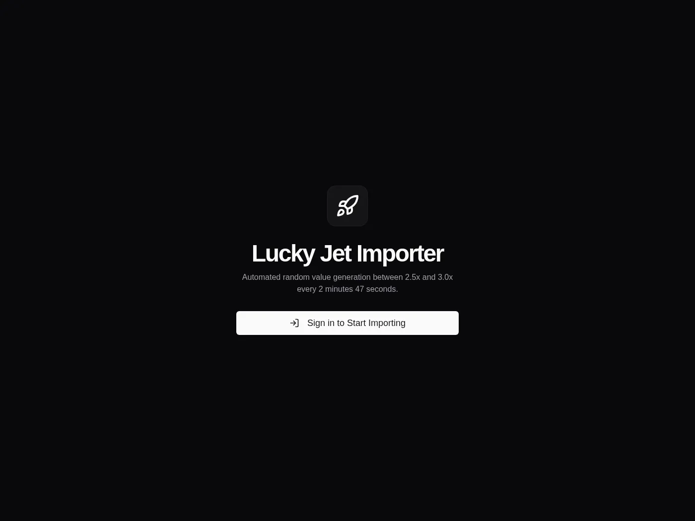 Lucky Jet Importer