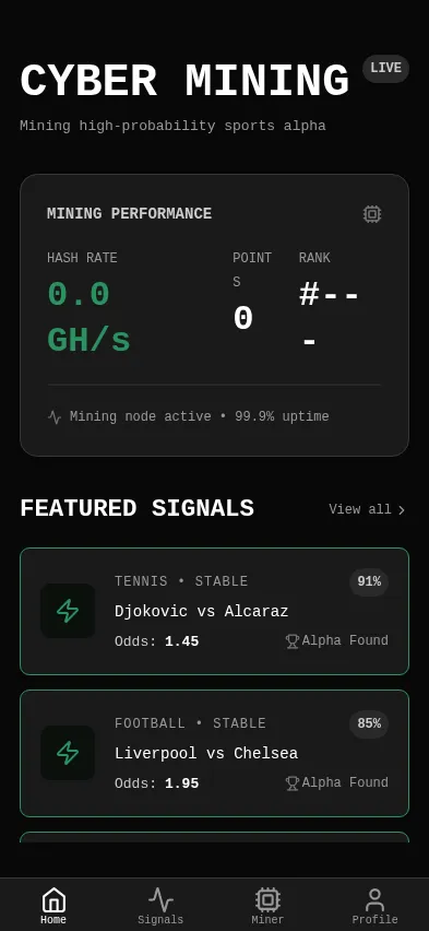 Lucky Miner Bets