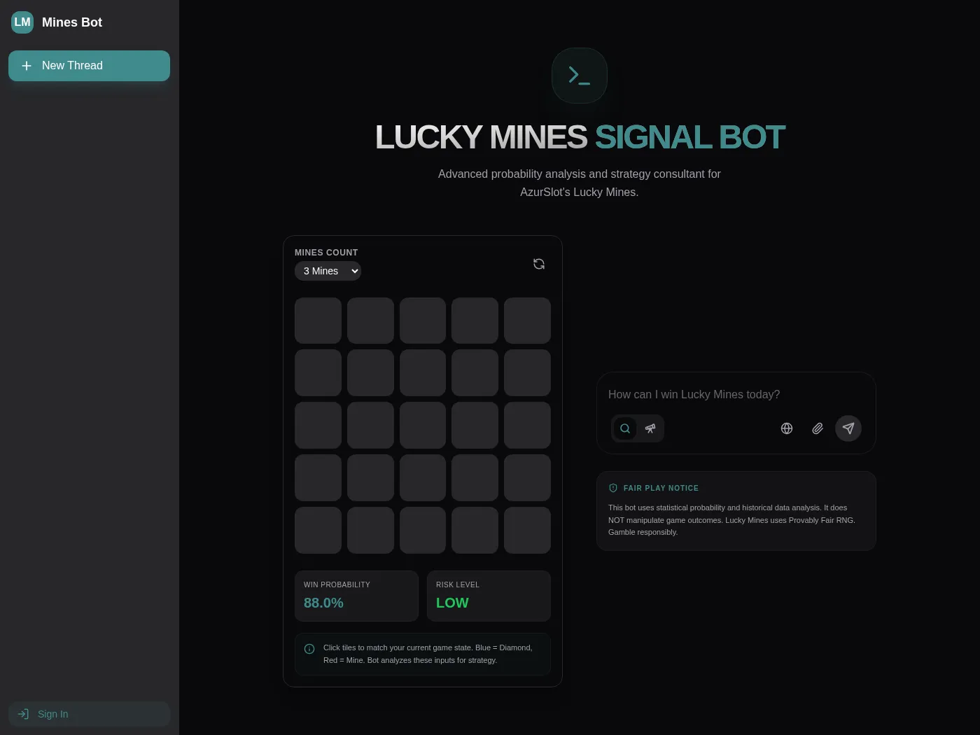 Lucky Mines Picker Bot