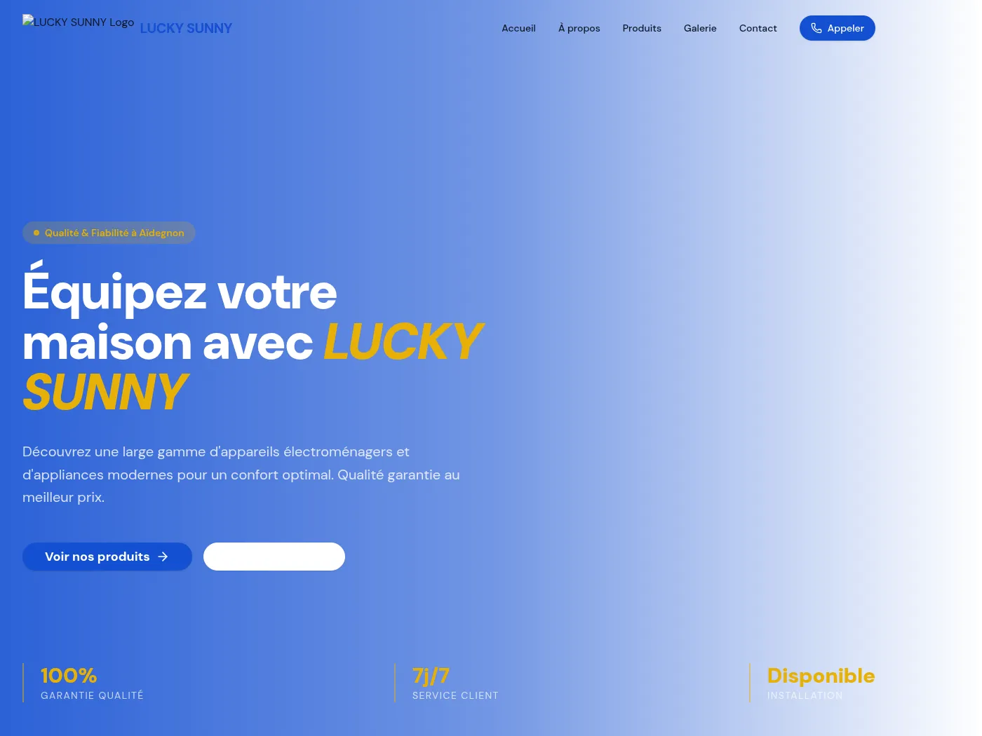Lucky Sunny Web Showcase