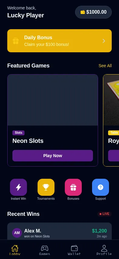 LuckyBet App