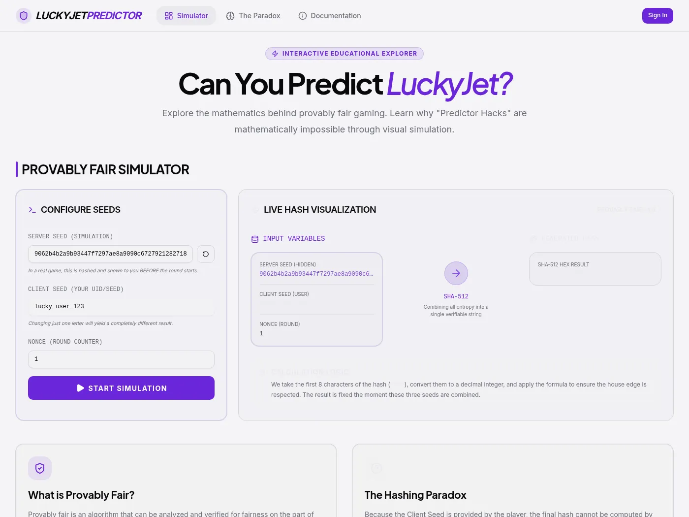 LuckyJet Predictor Explorer