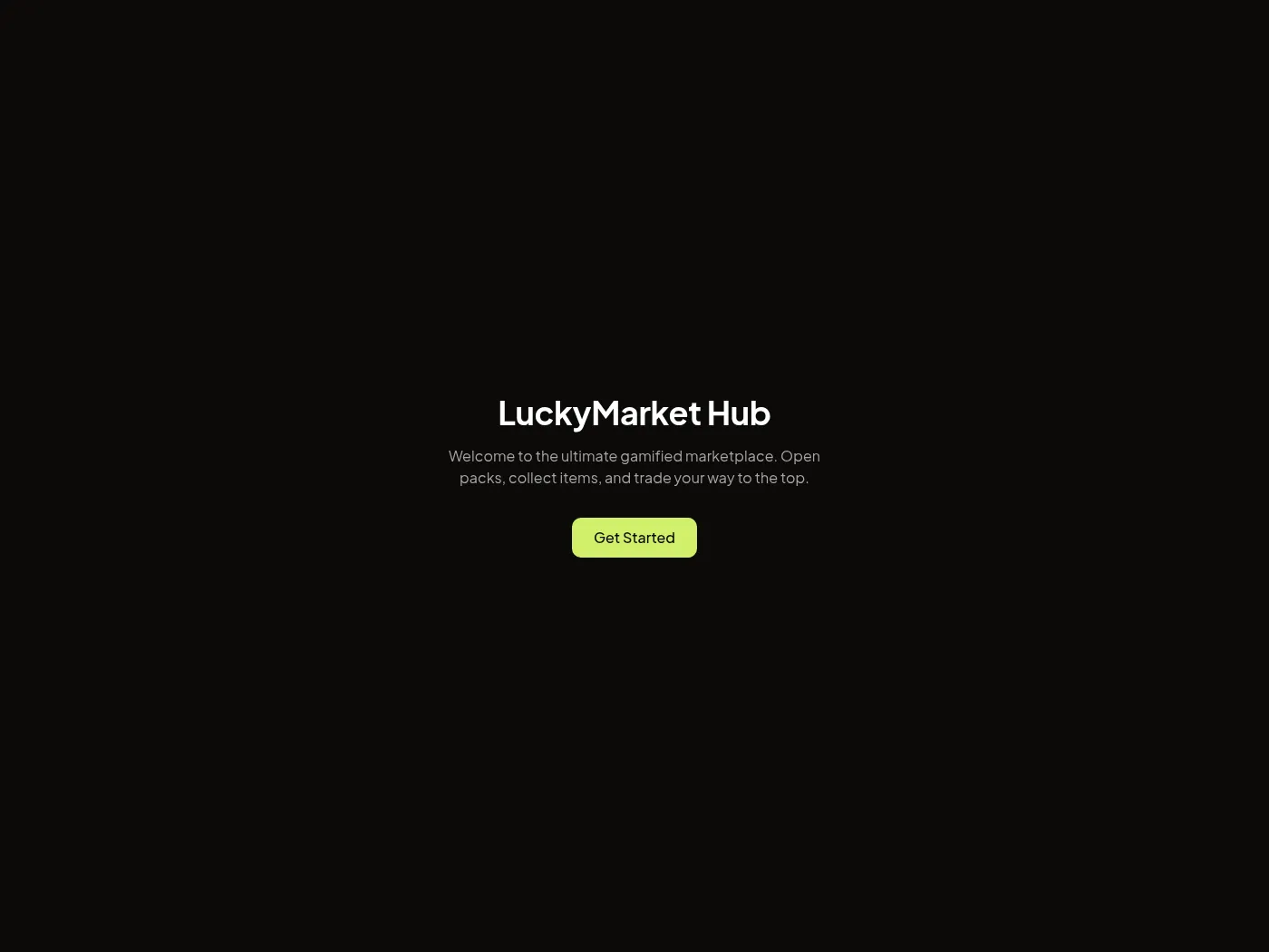 LuckyMarket Hub