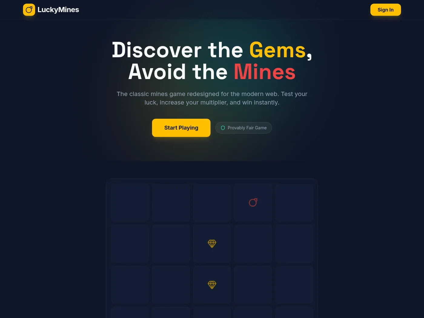 LuckyMines Casino Game