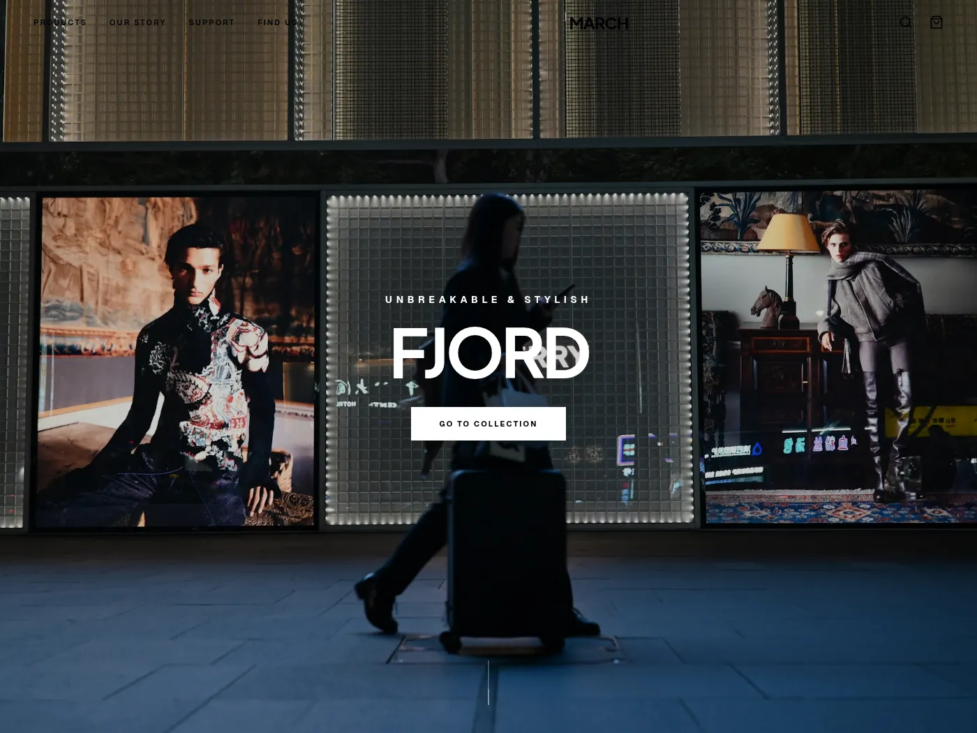 March Luggage Storefront