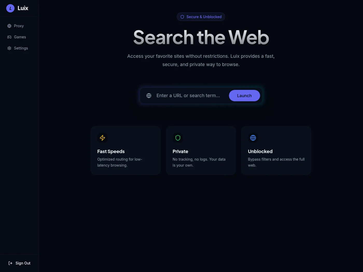 Luix School Unblocker