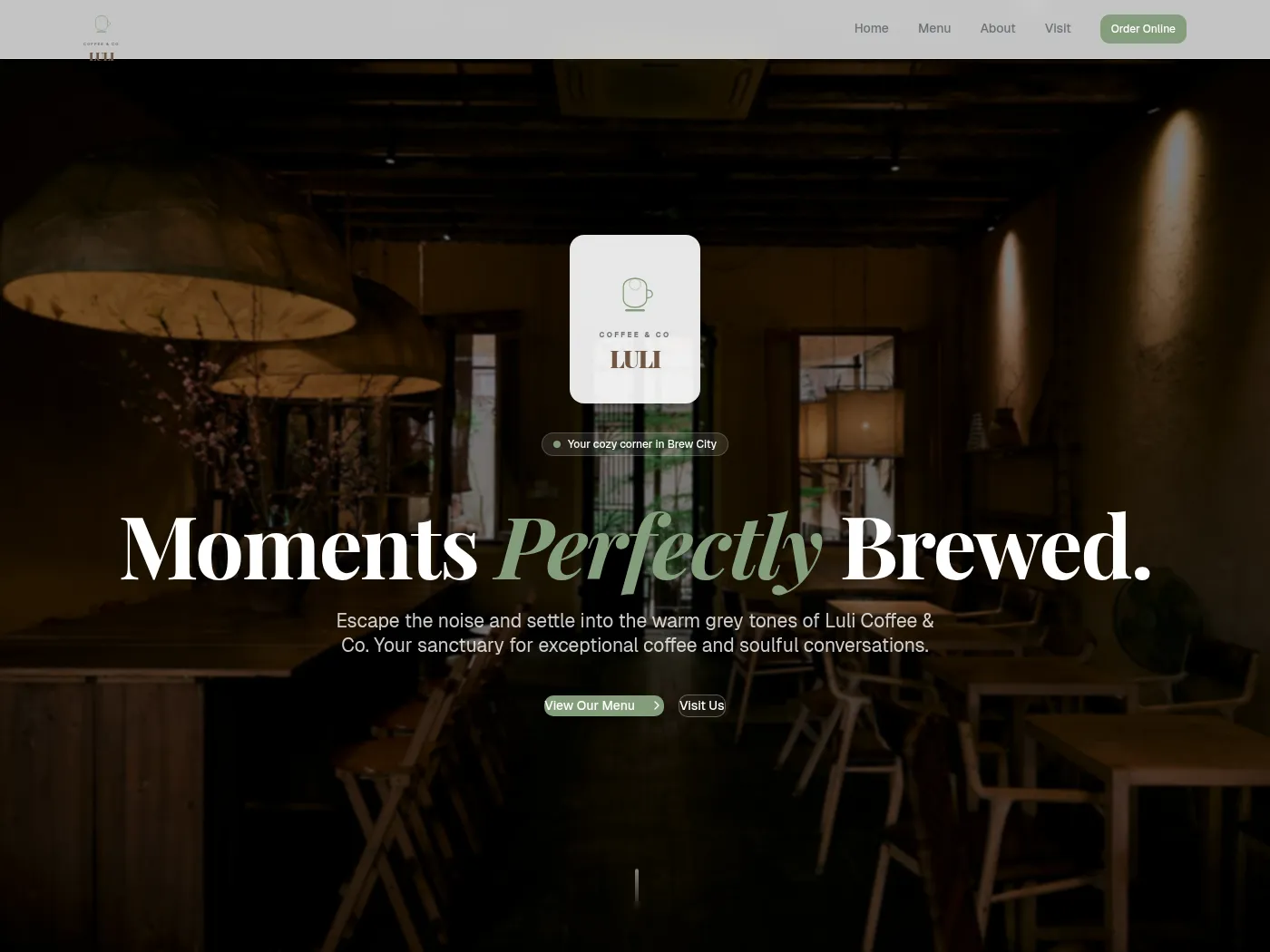 Luli Coffee & Co. Site