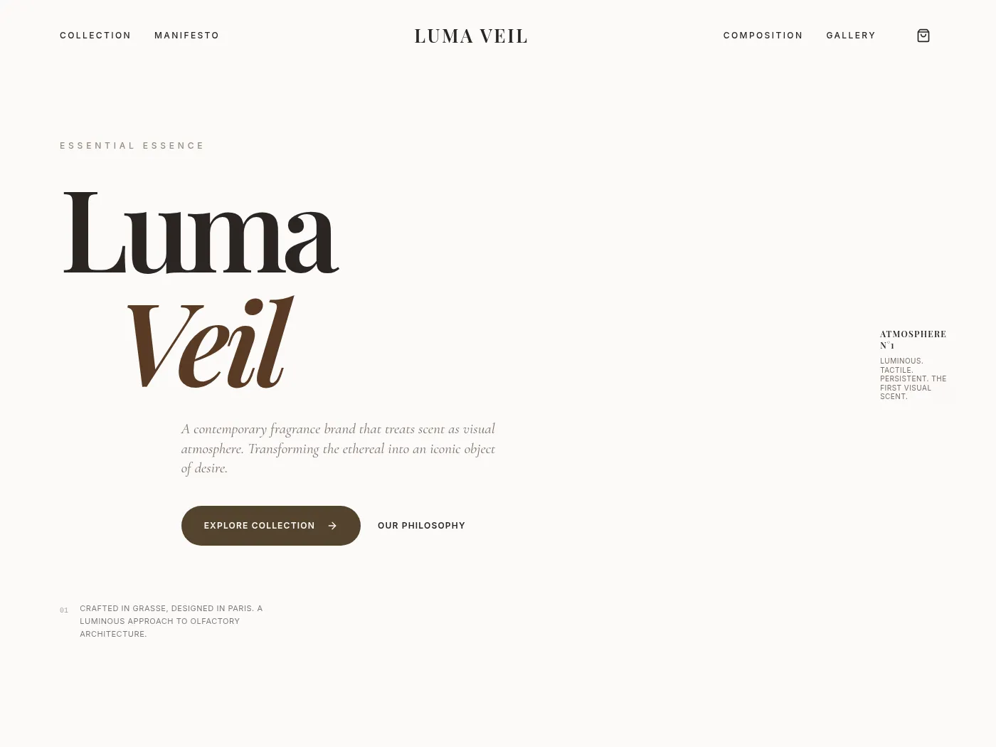 Luma Veil Editorial Site