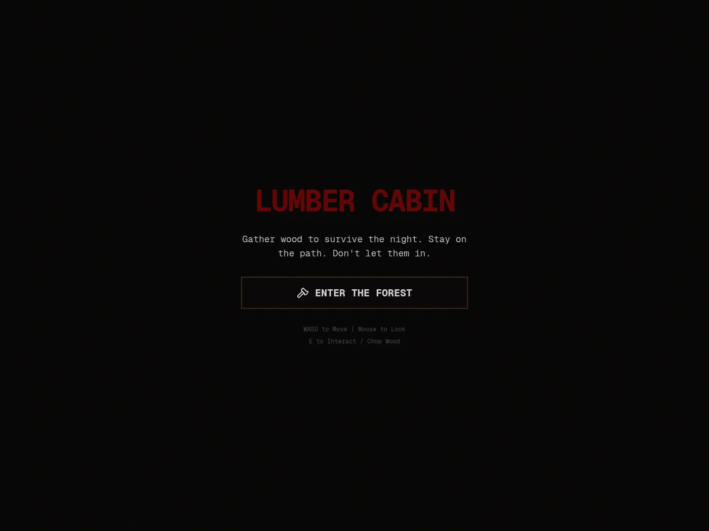Lumber Cabin Survival
