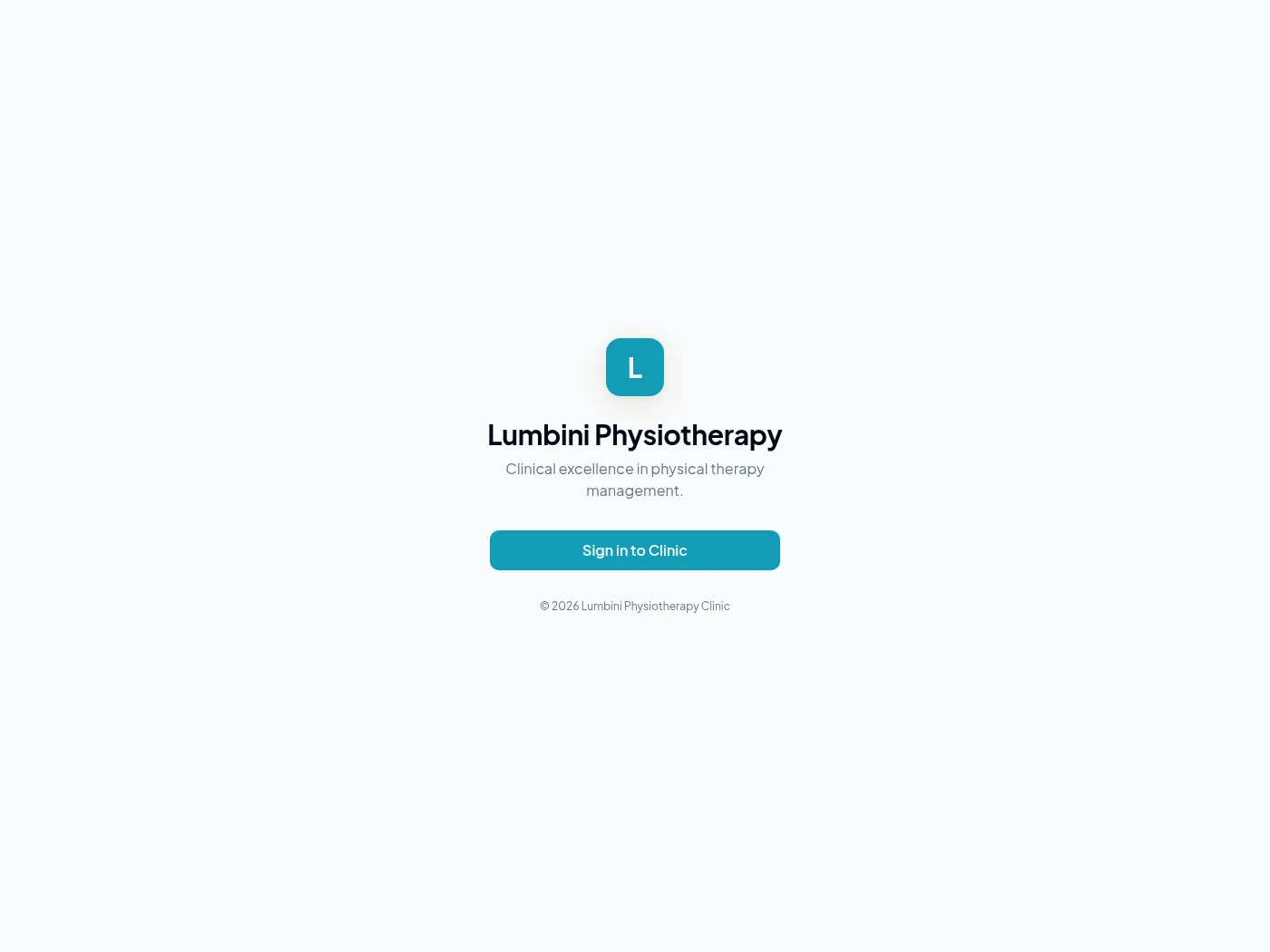 Lumbini Physio Manager