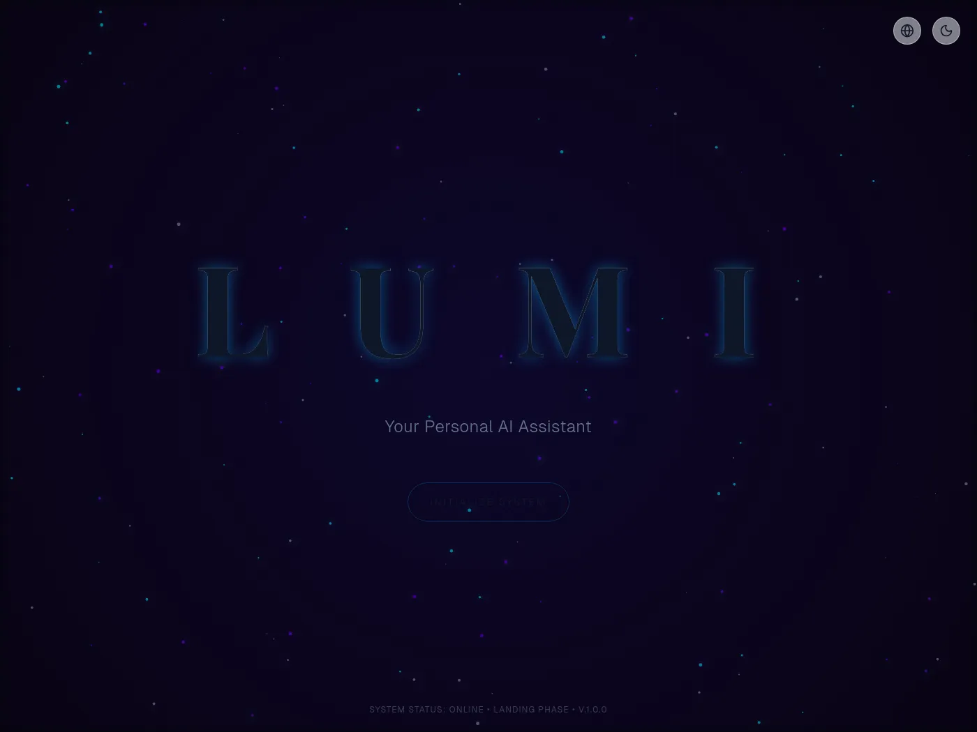 LUMI Cinematic AI Landing