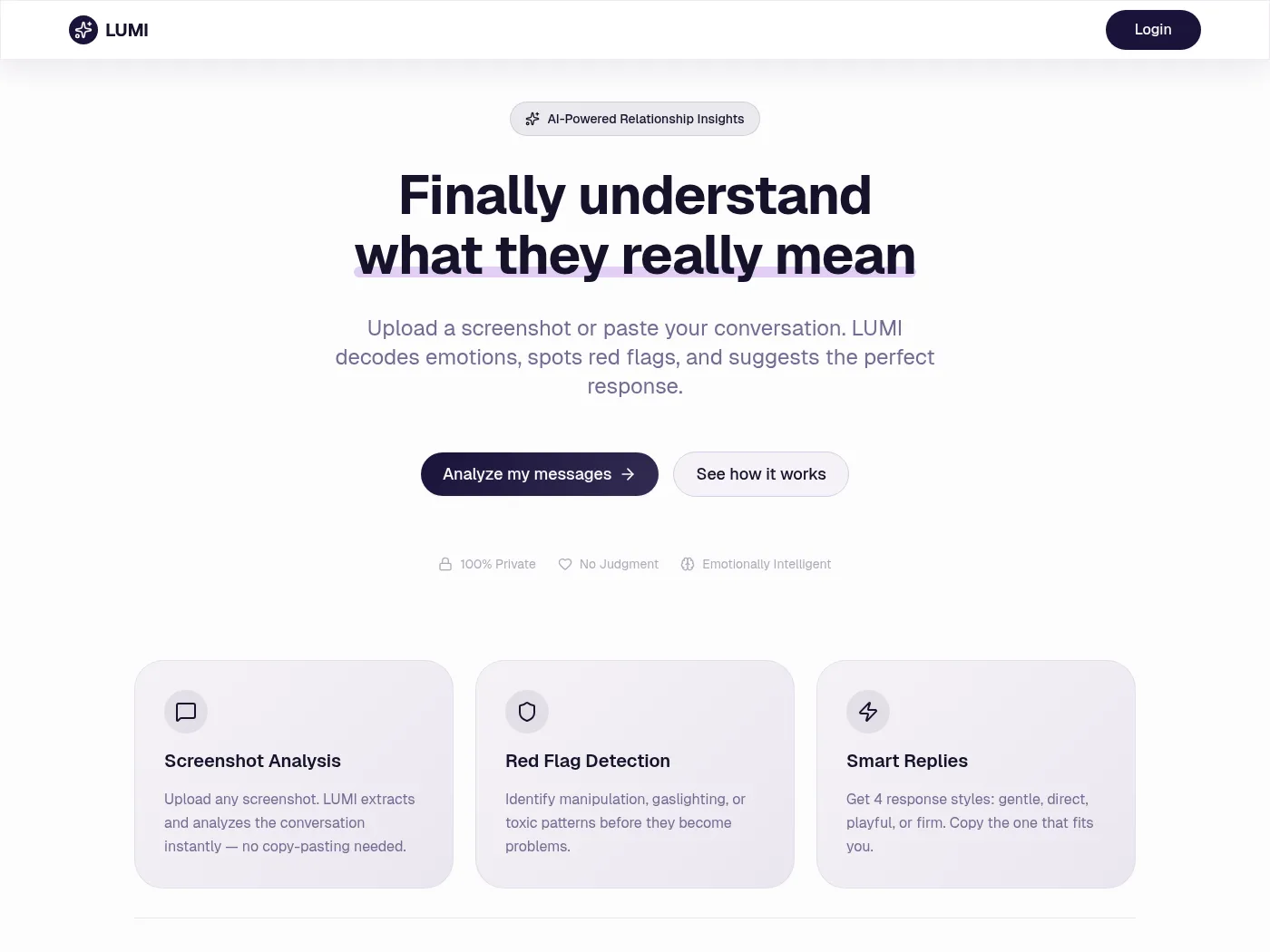 LUMI Conversation Analyzer