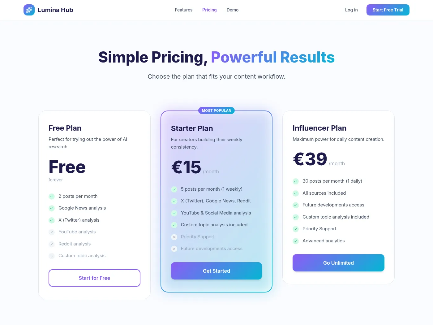 Lumina Hub App - logowanie działa