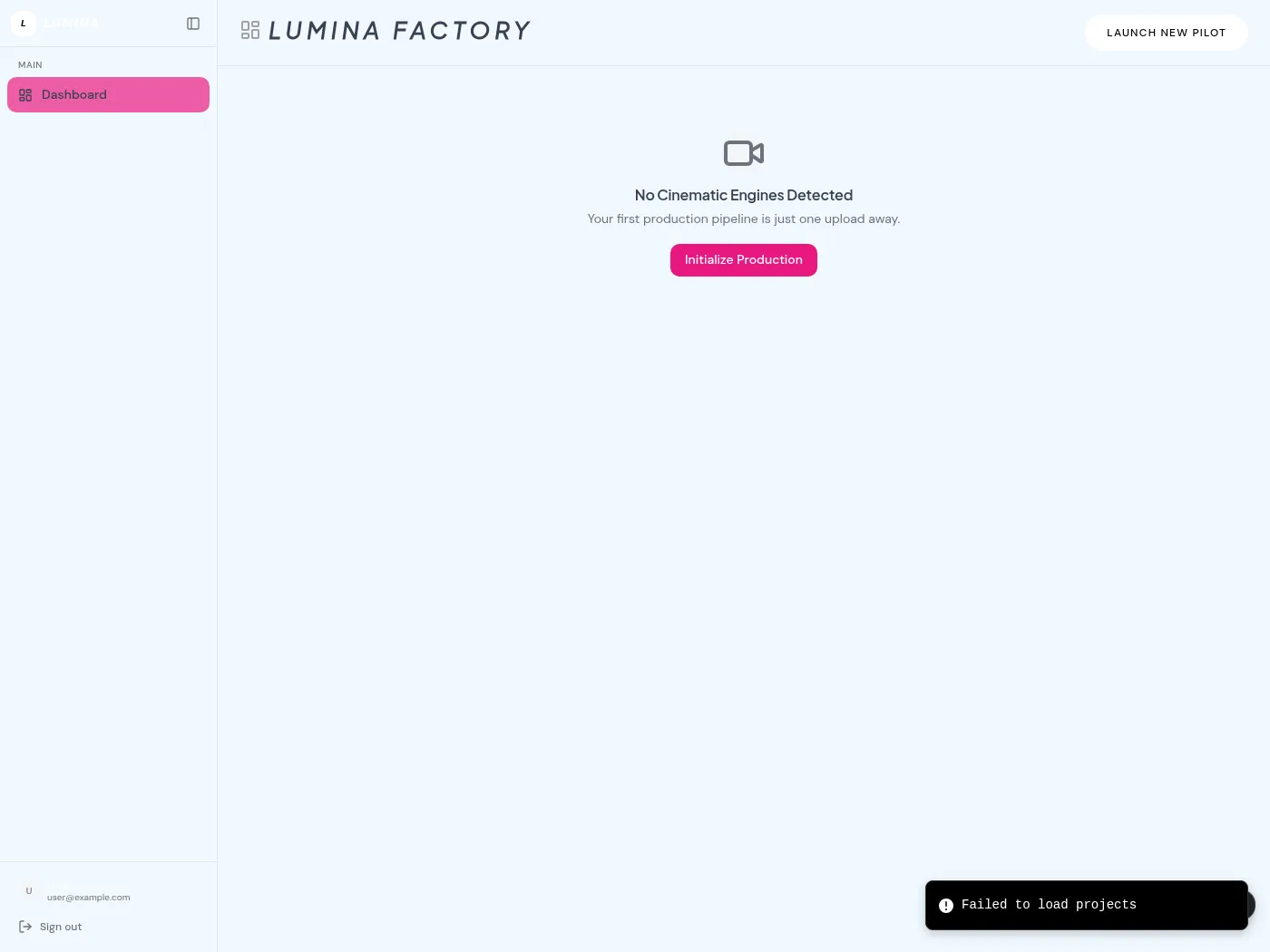 Lumina Cinematic Sites