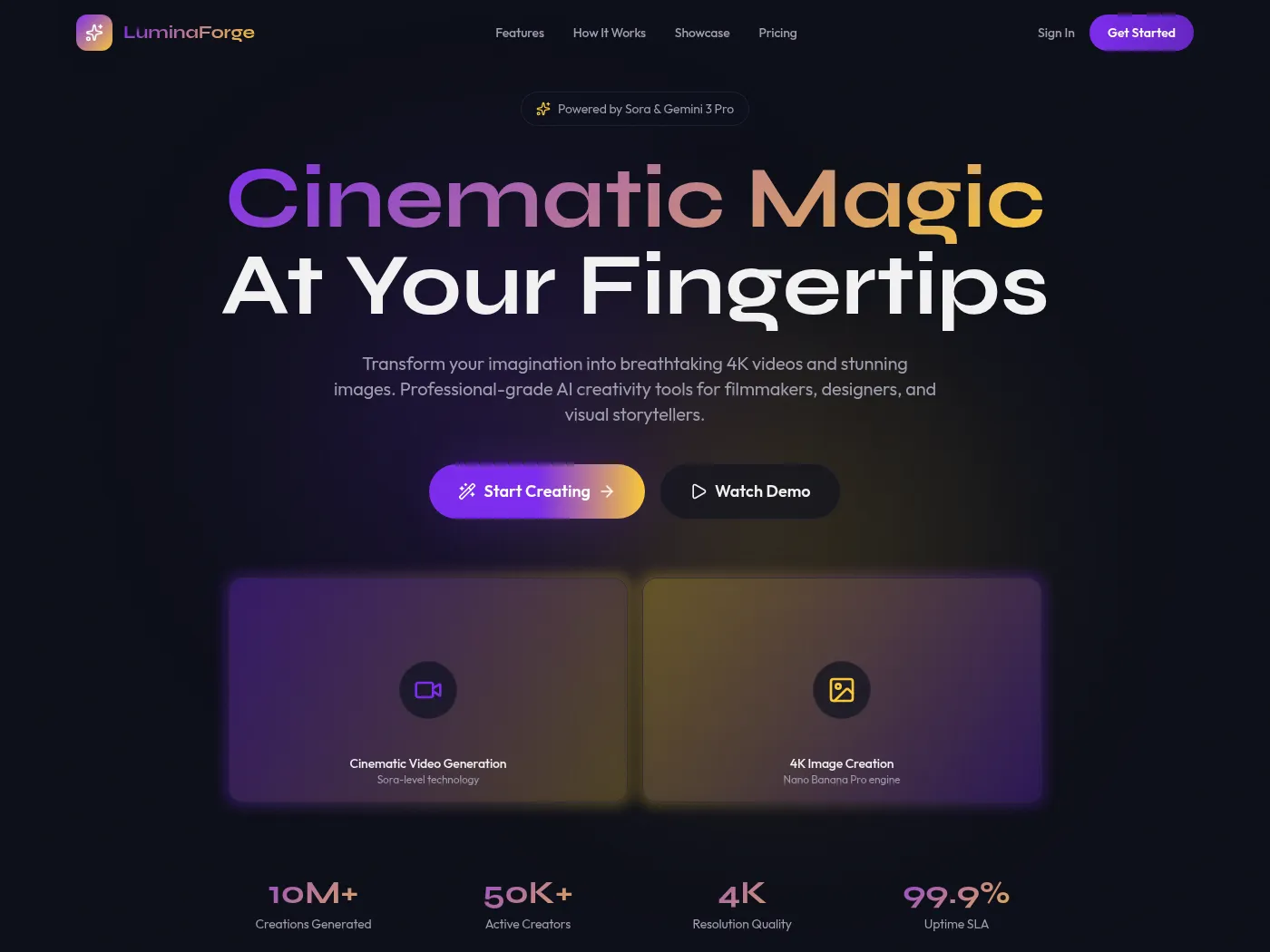 LuminaForge AI Studio
