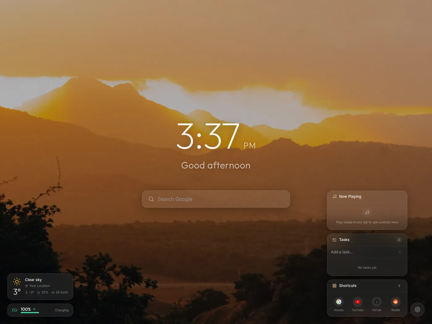 LuminTab New Tab Experience