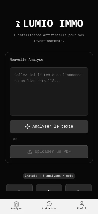 Lumio Immo Mobile
