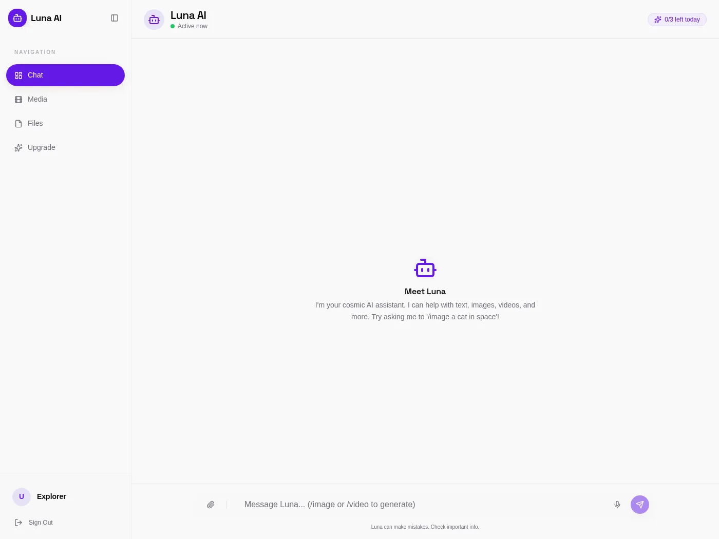 Luna AI Assistant