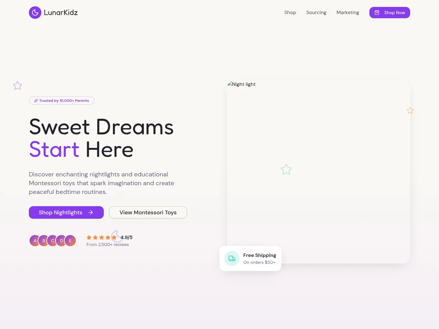 LunarKidz Storefront