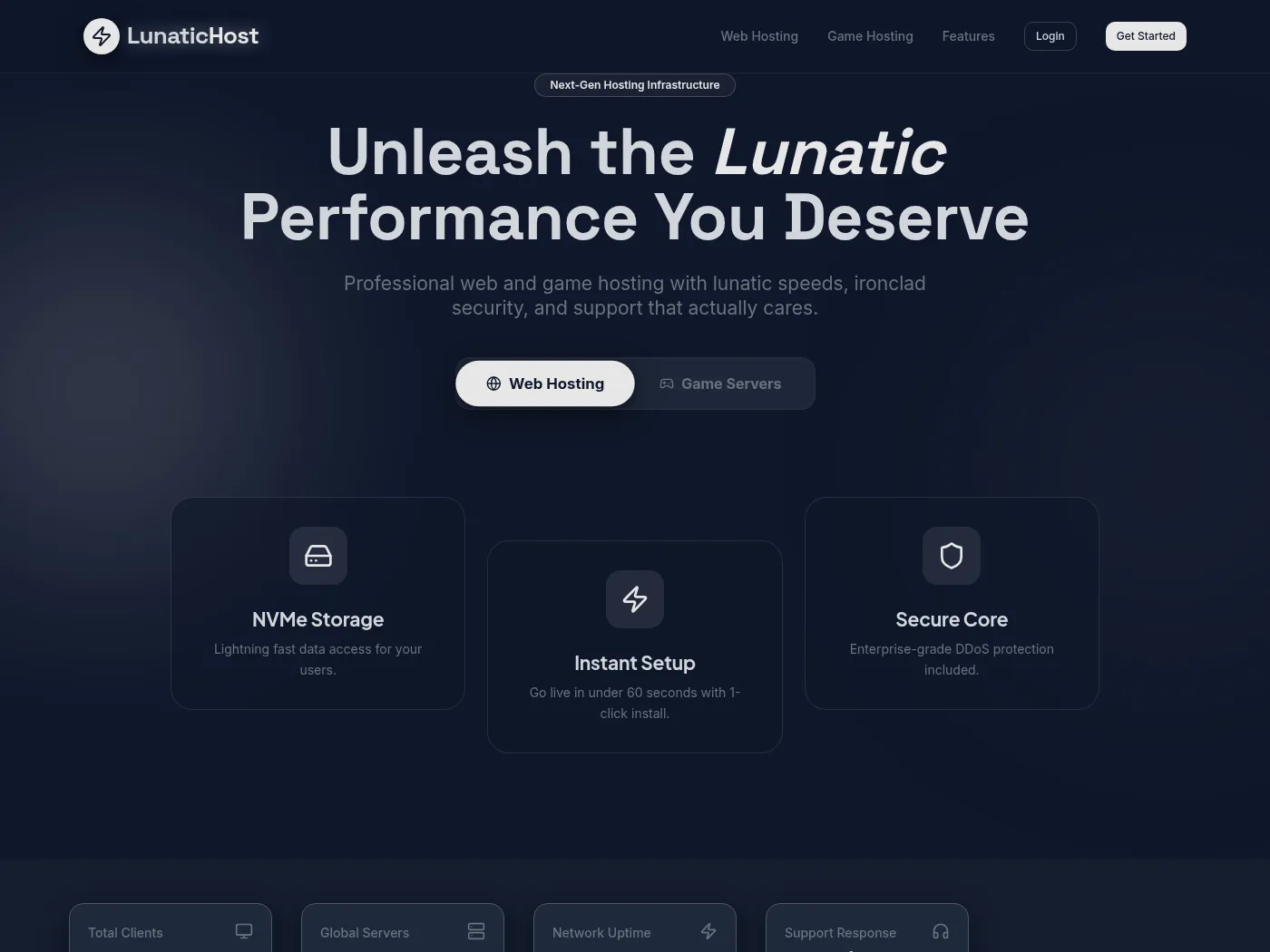 LunaticHost Hosting Hub