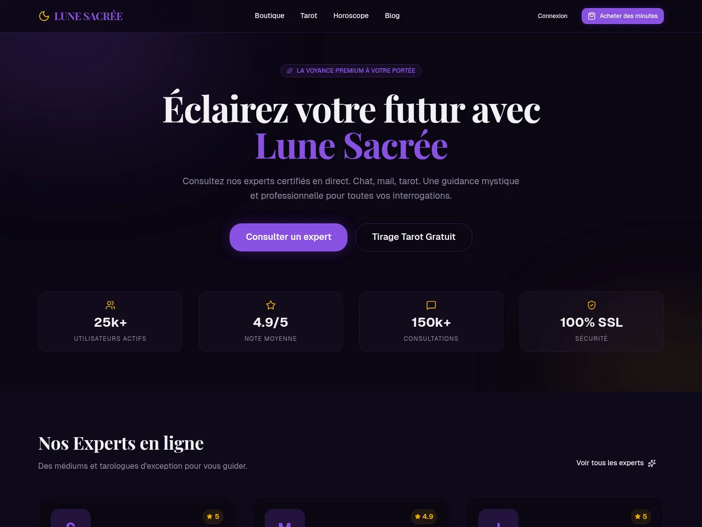 Lune Sacrée Voyance
